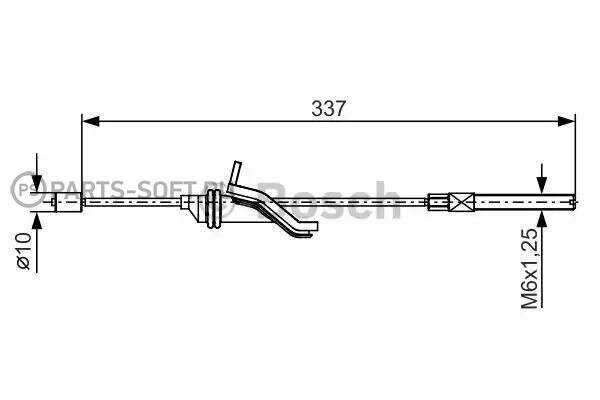 BOSCH 1987482188 Трос тормозной