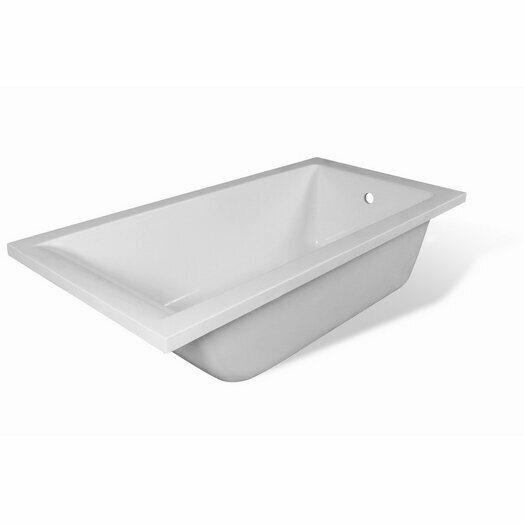 Shruders Ванна прямоугольная "FIXEN slim" 1800х700(тонкие борта) VS18070SL из литьевого мрамора Shruders