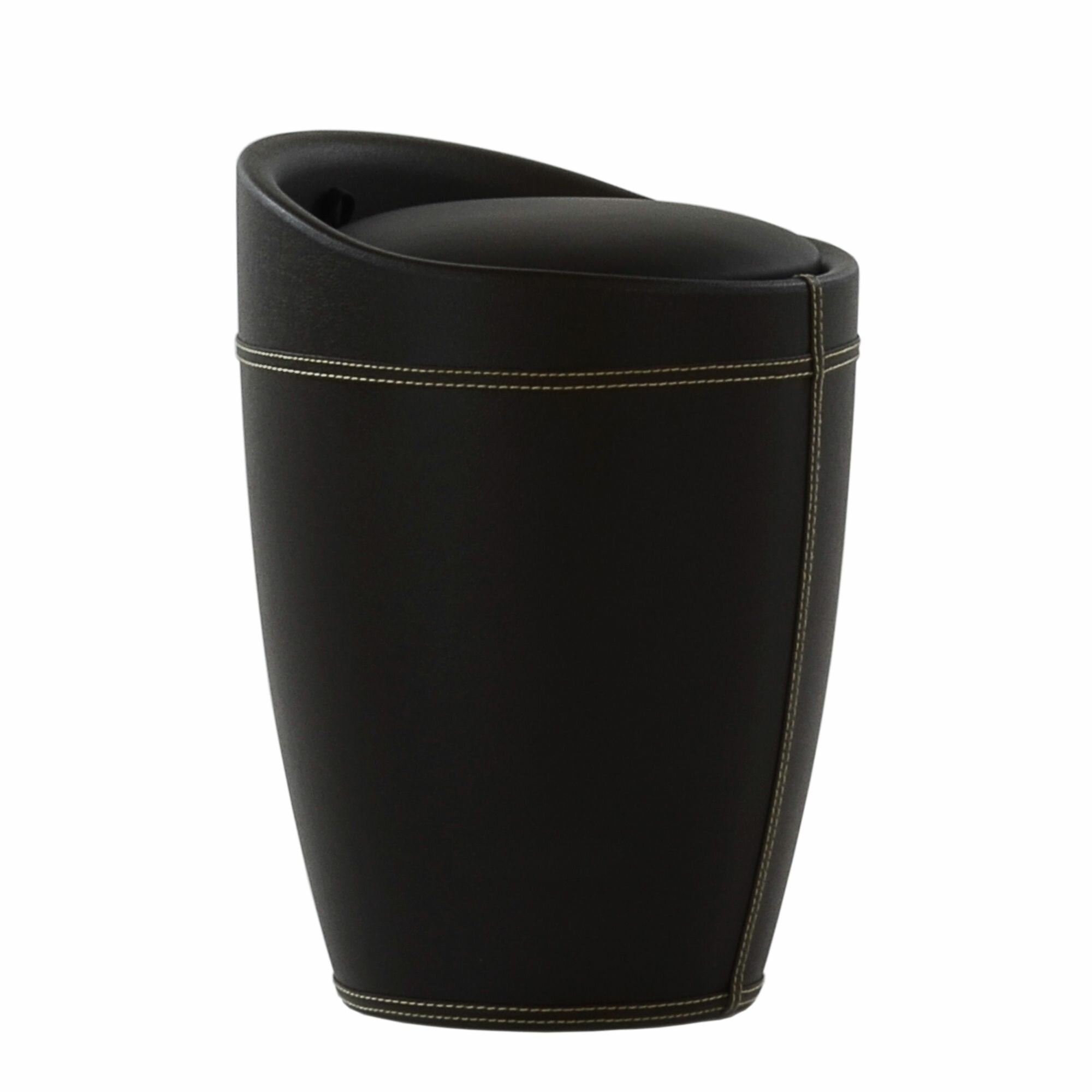 Табурет-сундучок OTTO LUX STOOL MARKET коричневый, экокожа, пластик, мягкое сиденье, без подлокотников