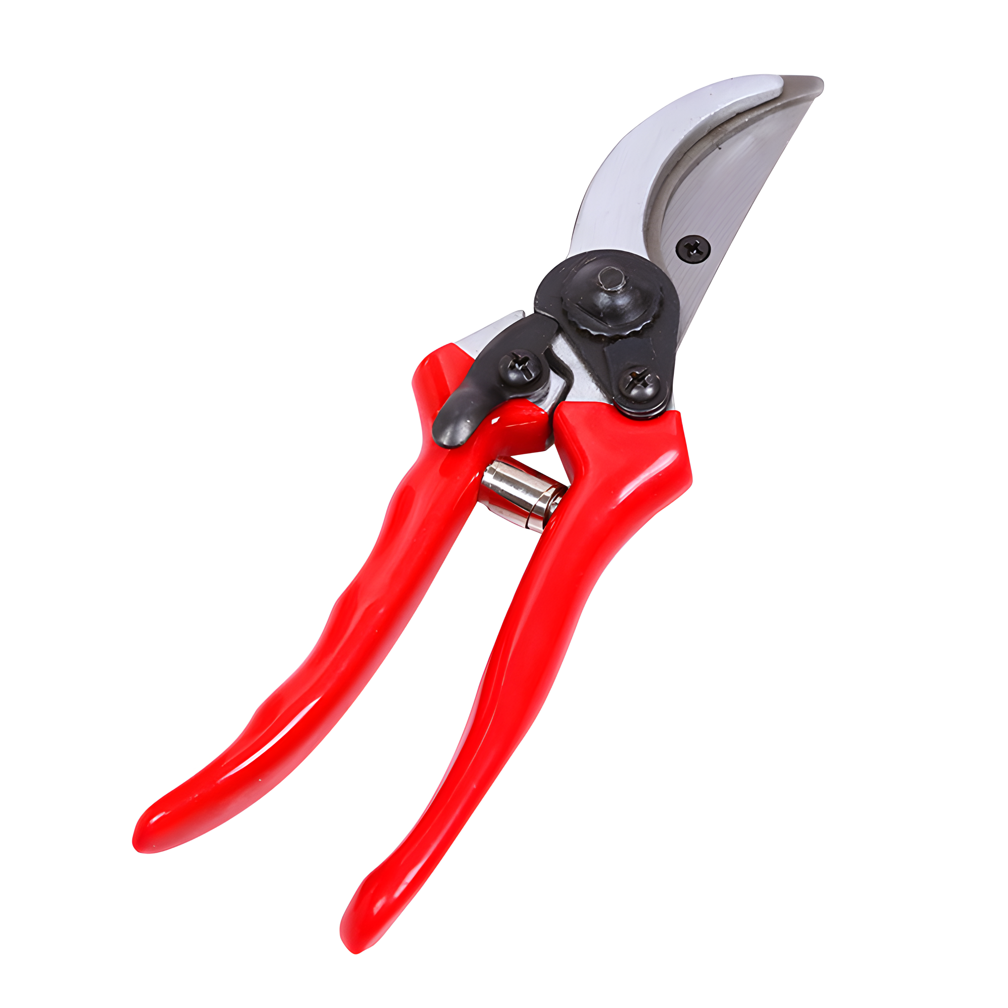 Секатор садовый, кусторез, сучкорез ручной, ножницы садовые для деревьев, кустарников, цветов, красный