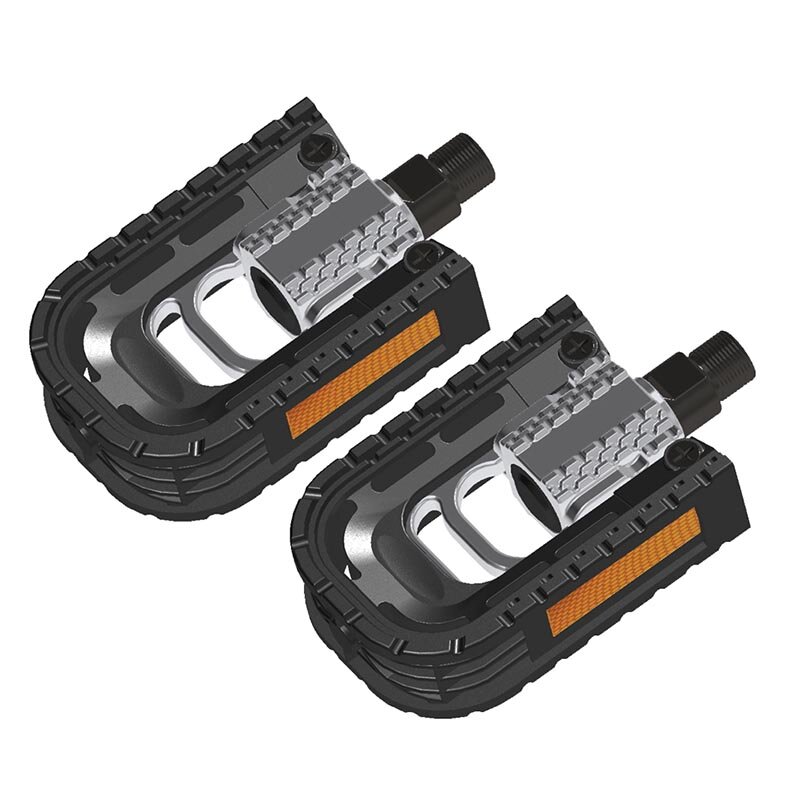 Gineyea Складные педали Gineyea алюминий + пластик. Стальная ось.