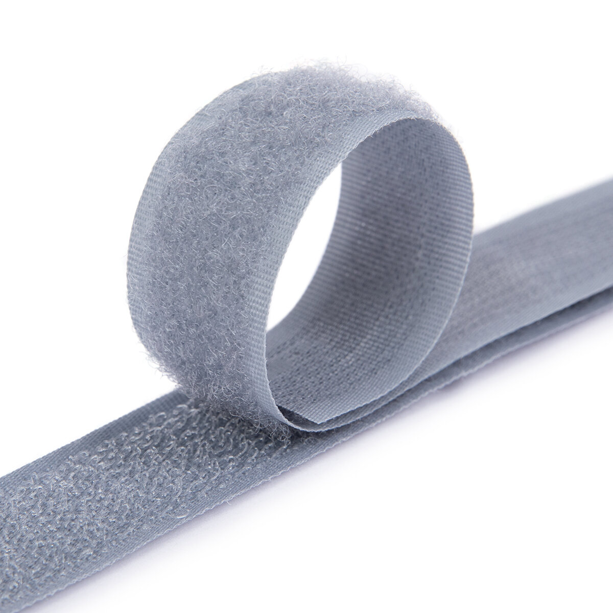 Липучка лента "Gamma" 20 мм LG-20 цв. 25 м №099 серый