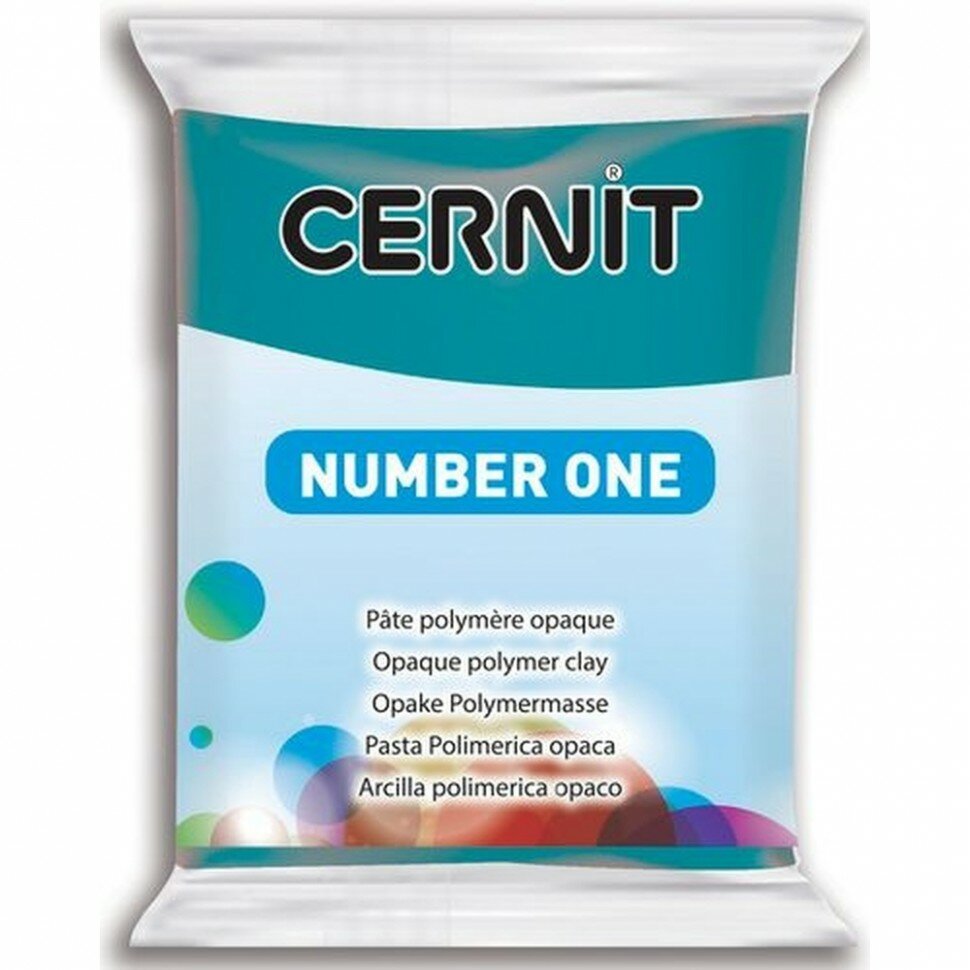 Efco 7941230 Полимерная глина Cernit №1, ярко-голубой насыщенный (100% opacity)