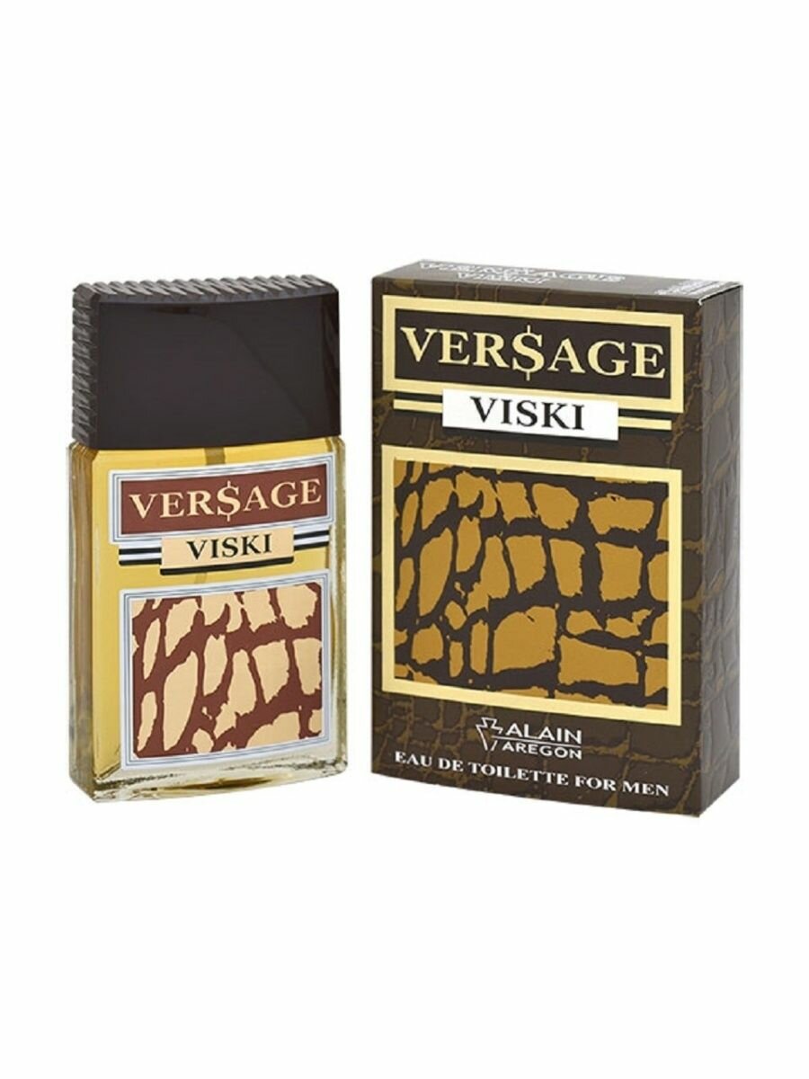 Туалетная вода Alain Aregon "Versage Viski", мужской аромат, спрей, 100мл