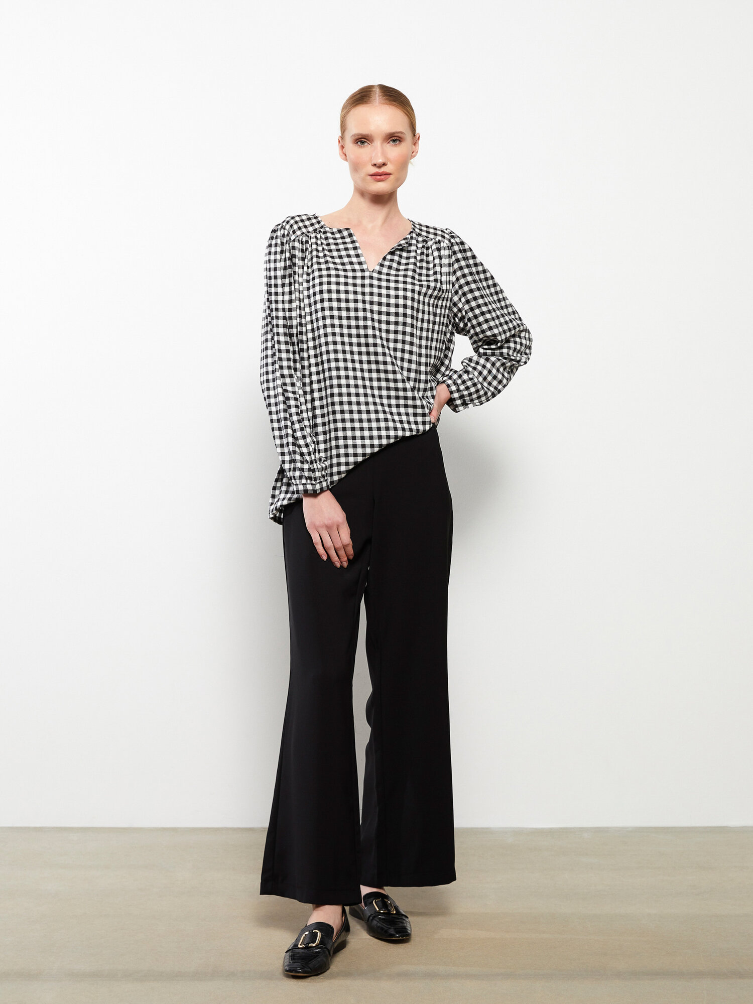 Брюки палаццо