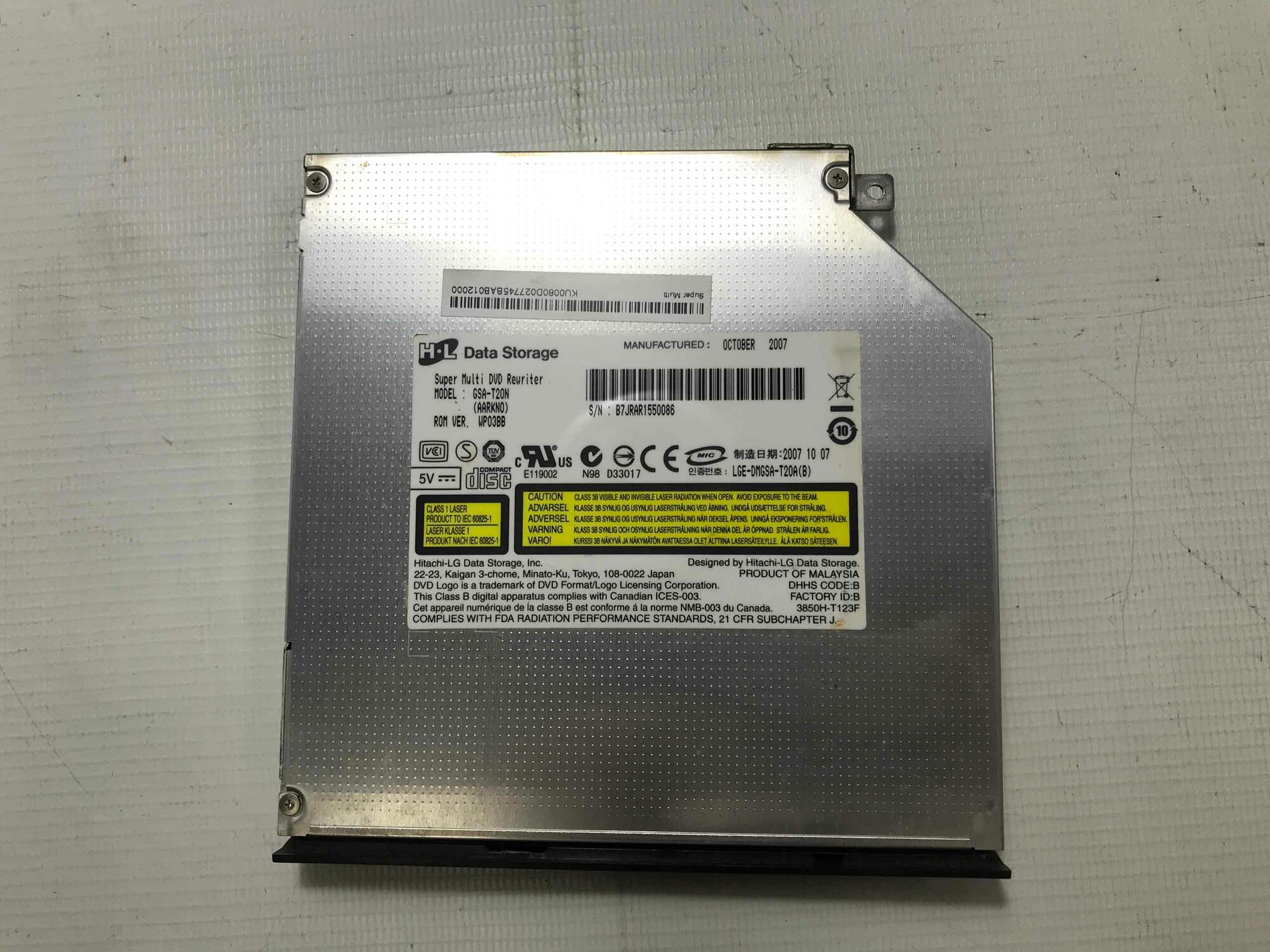 Привод DVD+RW для Acer Extensa 5220