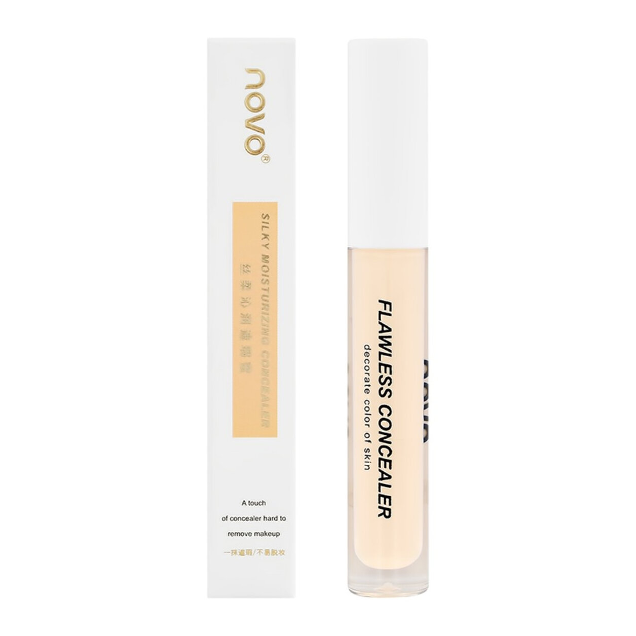 Консилер для лица NOVO FLAWLESS жидкий тон 01