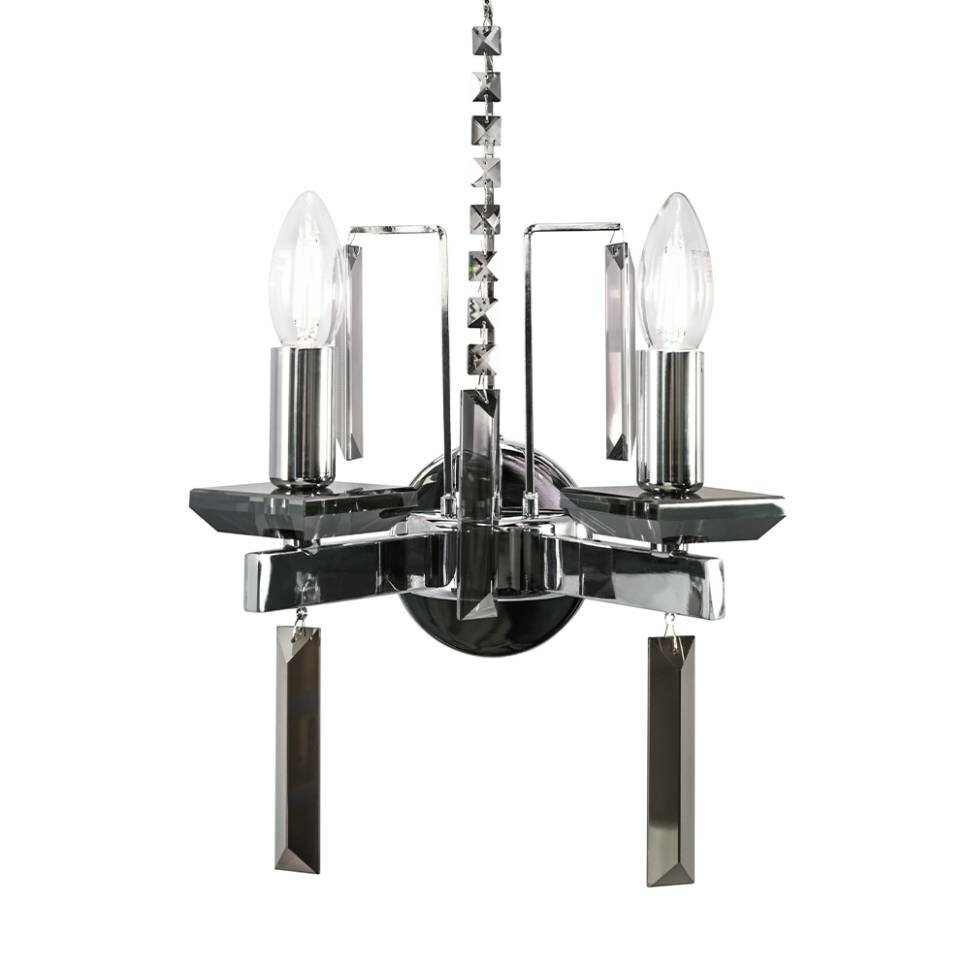 Бра Crystal Lux MARRON AP2 CHROME — фото 1