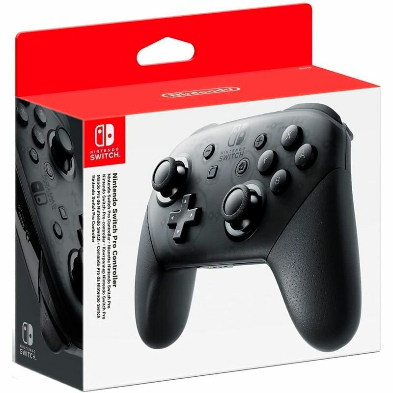 Беспроводной контроллер Nintendo Switch Pro Controller (черный) для Nintendo Switch