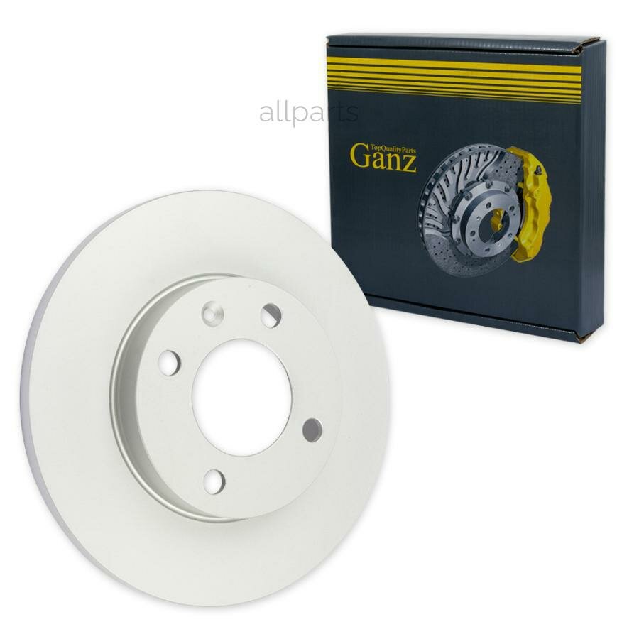 GANZ GIJ06219 Диск тормозной передний с покрытием VAG AUDI 80 78-86 / VW GOLF 74-92/JETTA/PASSAT GANZ GIJ06219