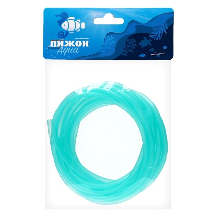 Пижон Аква Трубка-шланг для компрессора силиконовая, Ø 4 мм, 3 м, зелёная
