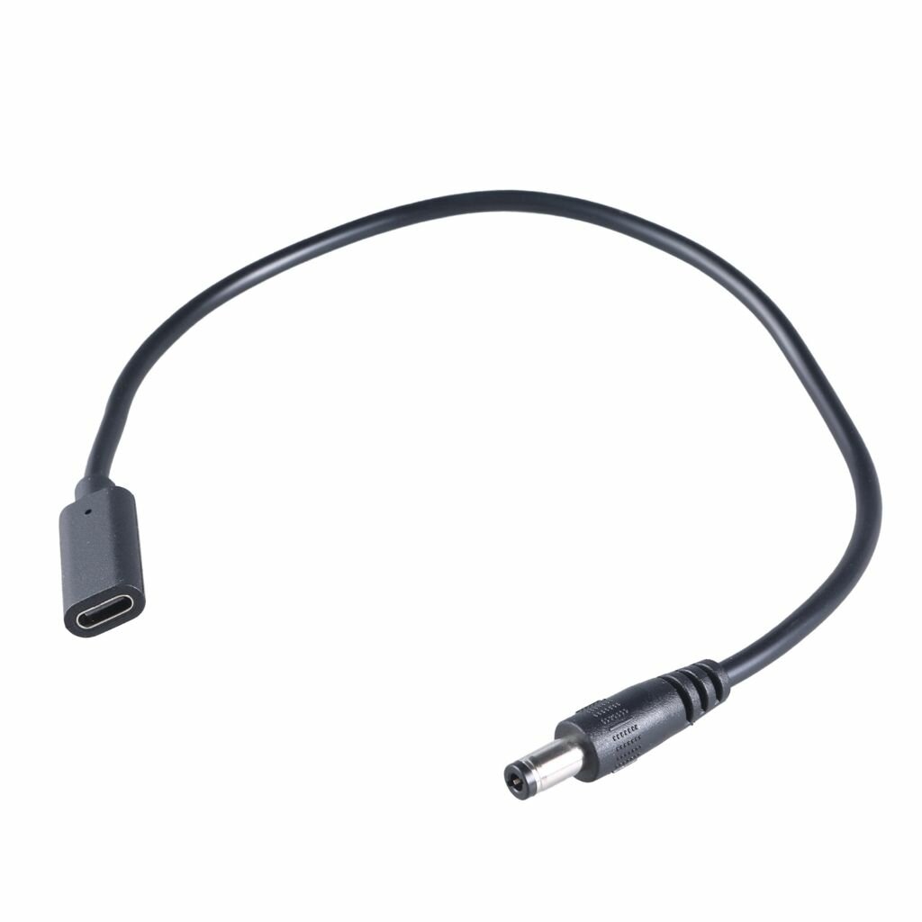 Кабель питания Type C - DC5.5x2.5mm, 30см, - 9V