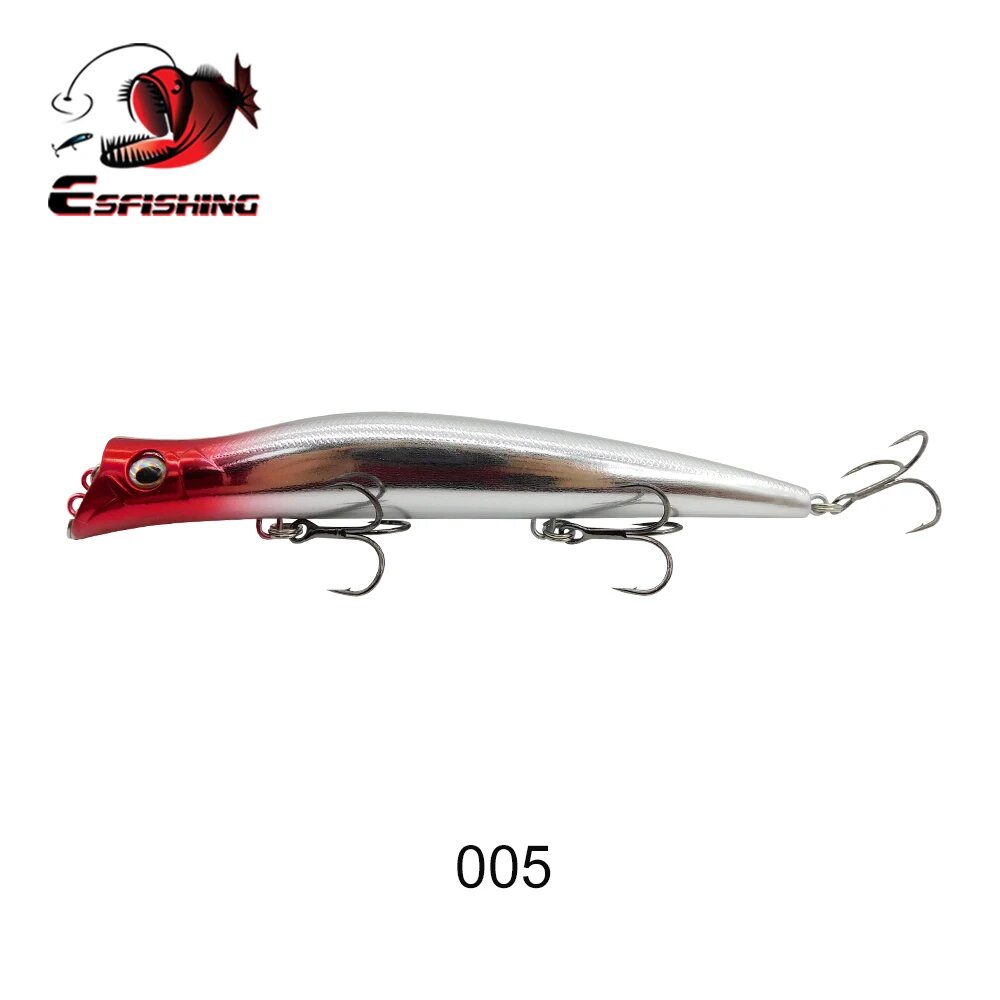ESFISHING Поппер Дартер Кинг 13 см 005