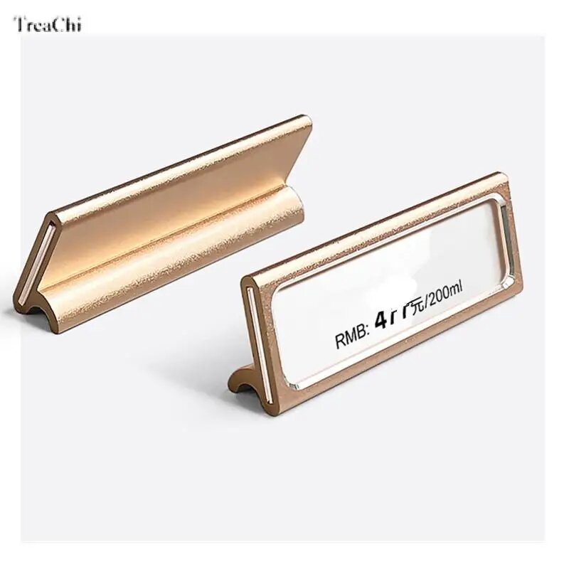 Золотые ценники металлические TREACHI, 10 шт