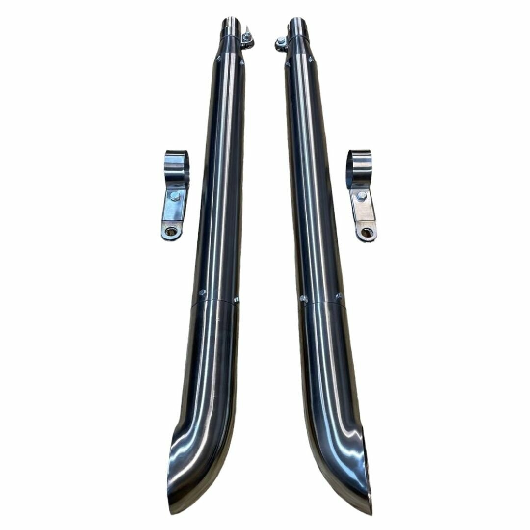 Глушители Тромбон для мотоцикла Урал с хомутами. Кбмтс. 2 шт