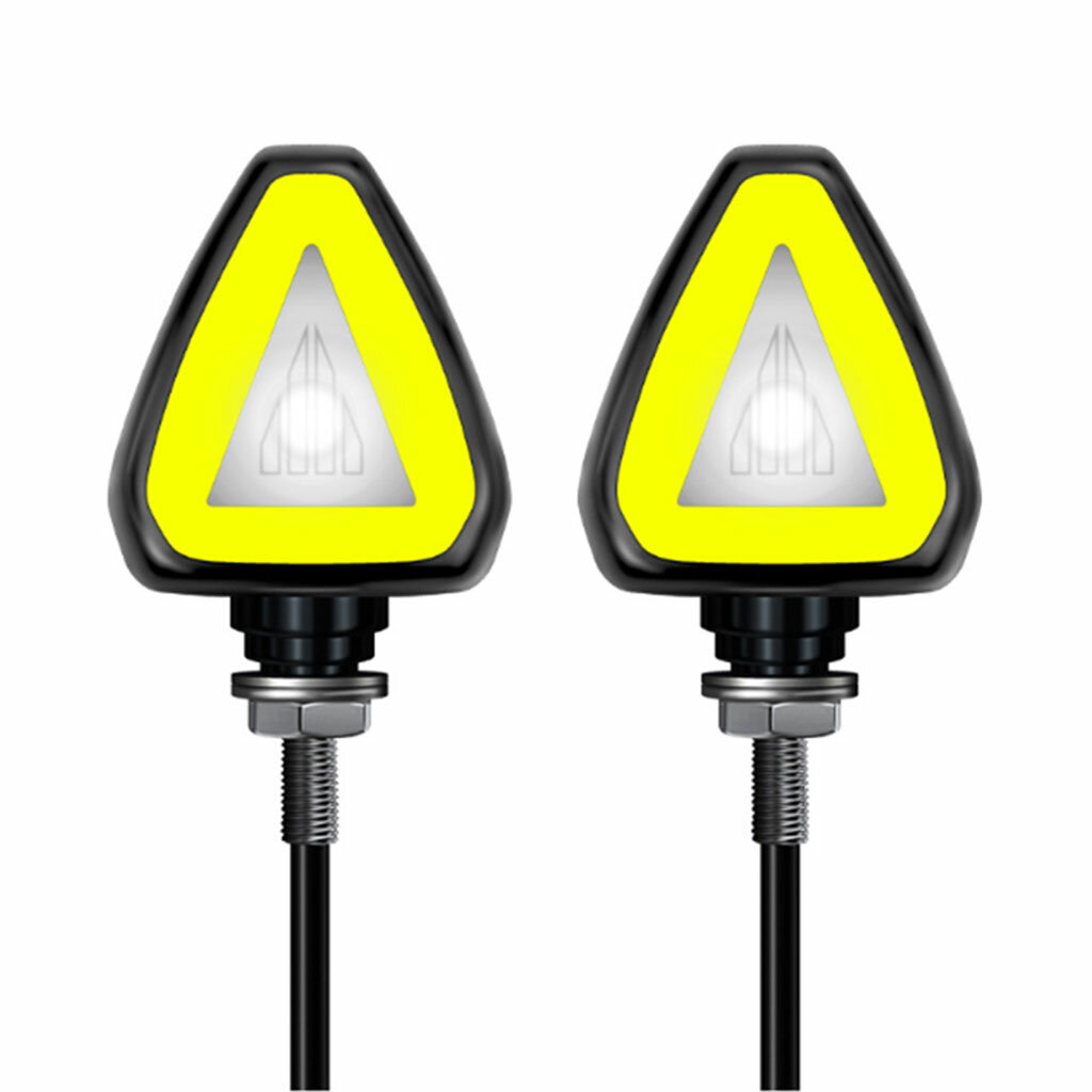 Портативная Контрольная Лампа для Мотоцикла 2шт Поворотники Мигалки Аксессуары Для Установки Индикаторных Ламп Янтарная Лампа
