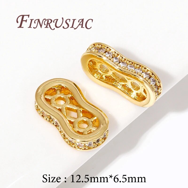 Разделители для браслетов FINRUSIAC, 18K позолота
