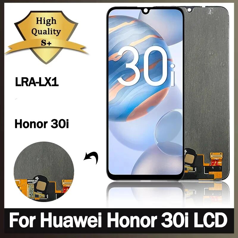 6,3 "Новый для huawei Honor 30i LRA-LX1 дисплей ЖК-экран дигитайзер в сборе Замена для Honor30i ЖК-экран дисплей TFT NO Frame