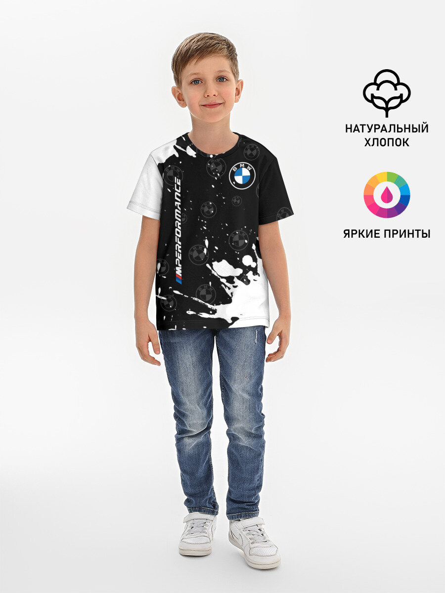 Футболка хлопковая детская BMW / БМВ
