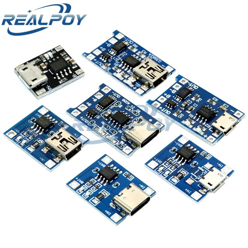 REALPOY Mini 4056 Micro USB модуль TP4056 — фото 1