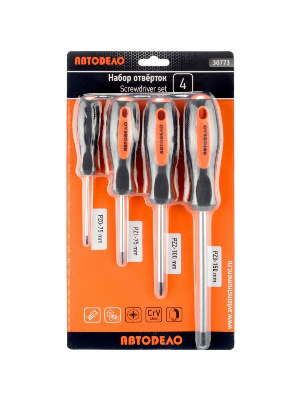 Набор отверток АвтоДело 30773