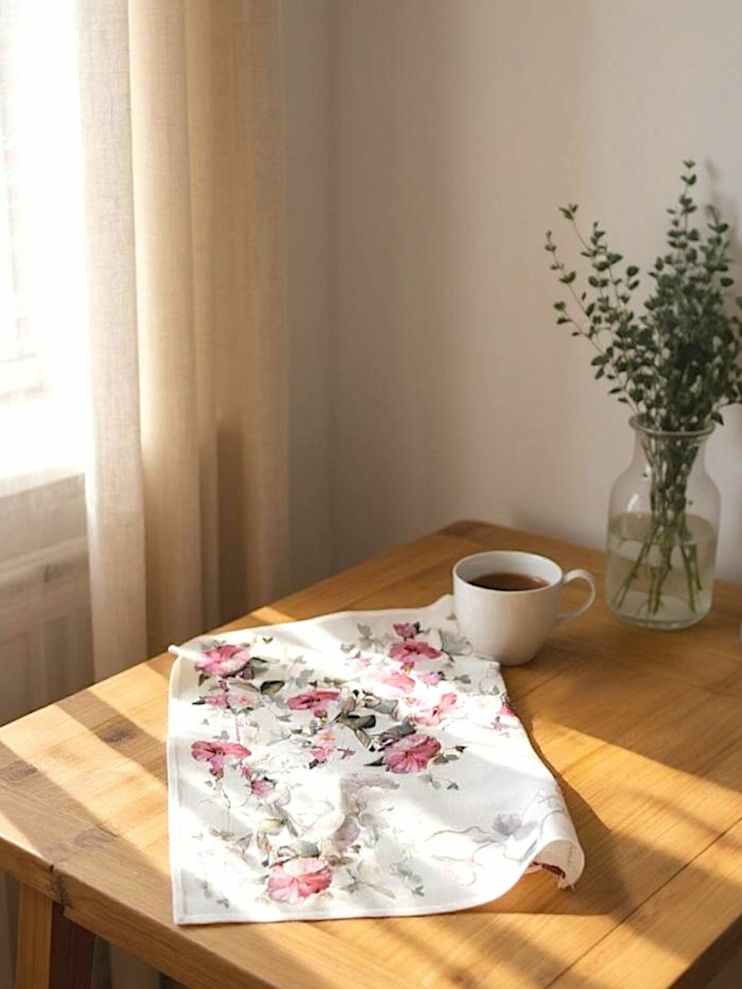 Полотенце Blumarine home collection CAMPANULA кухонное из панамского хлопка