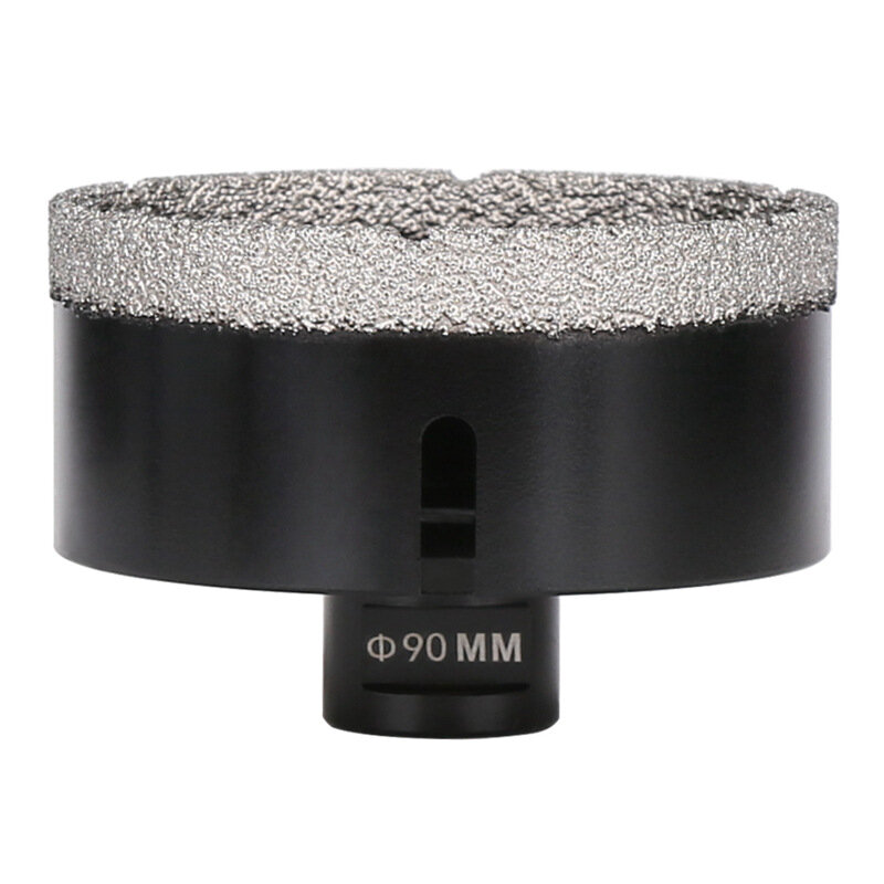 Алмазная коронка для керамогранита, 90мм, высокотемпературная вакуумная пайка