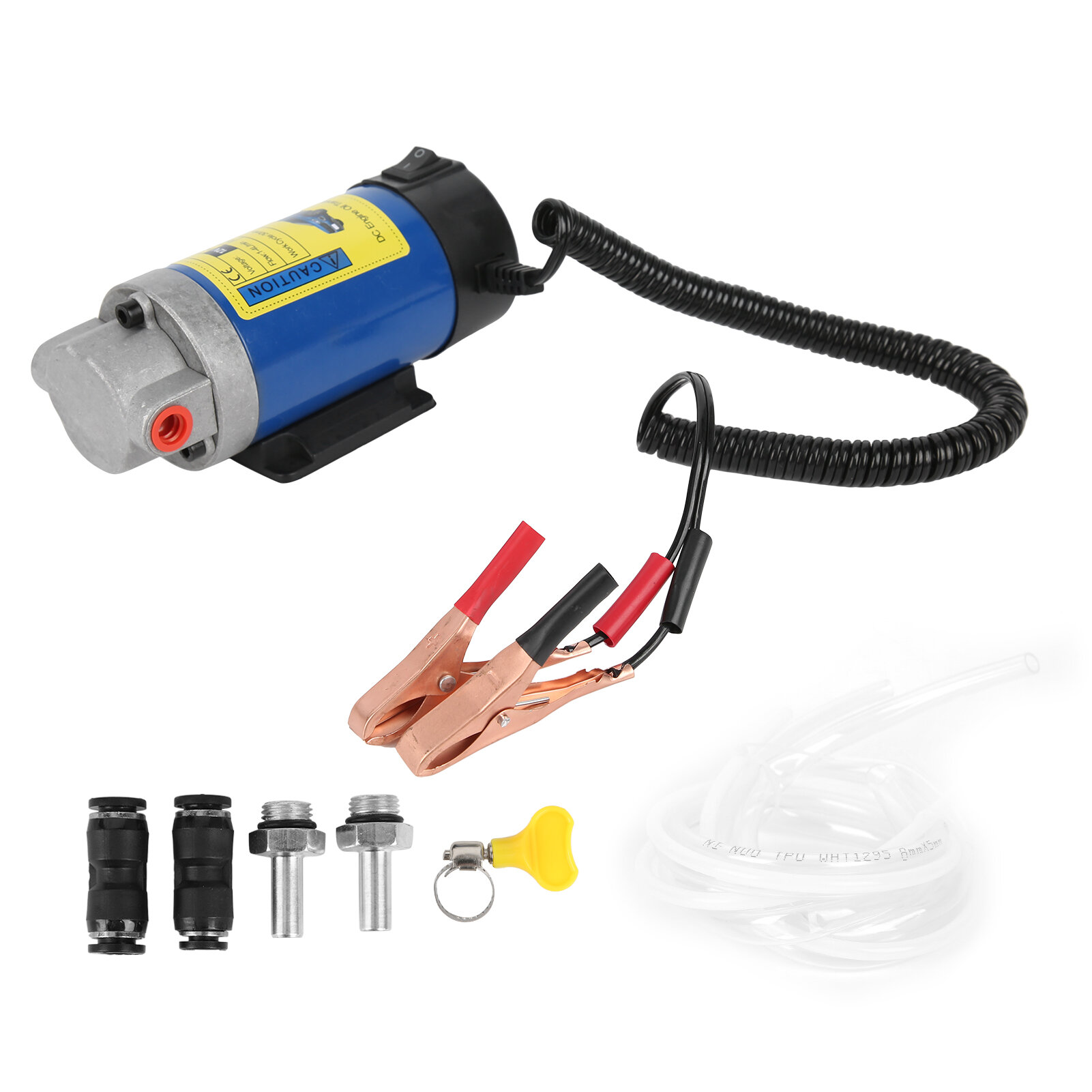 Масляный насос 12 В, производительность 1-4 л/мин, мощность 100 Вт, устройство для перекачки масла для автомобилей, мотоциклов и лодок.