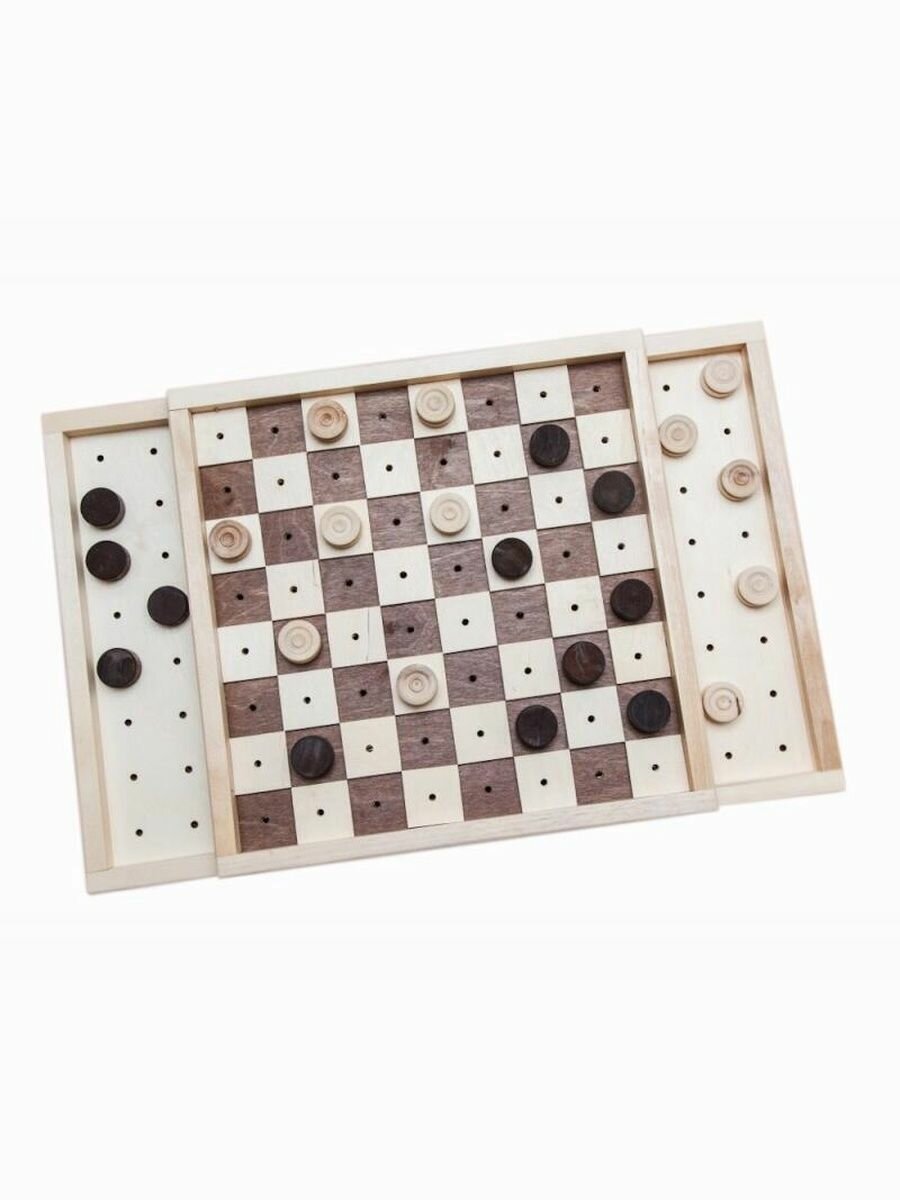 Шашки для незрячих нескладные