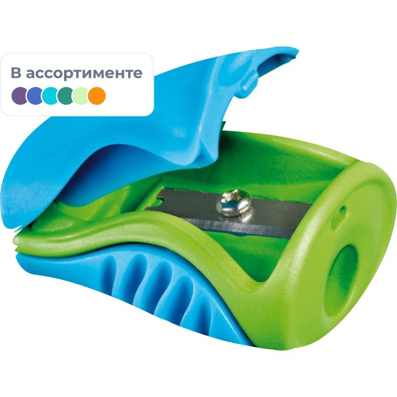 Точилка Maped BOOGY,1 отверстие до 8 мм, с контейнером, пластик, ассорти,63311