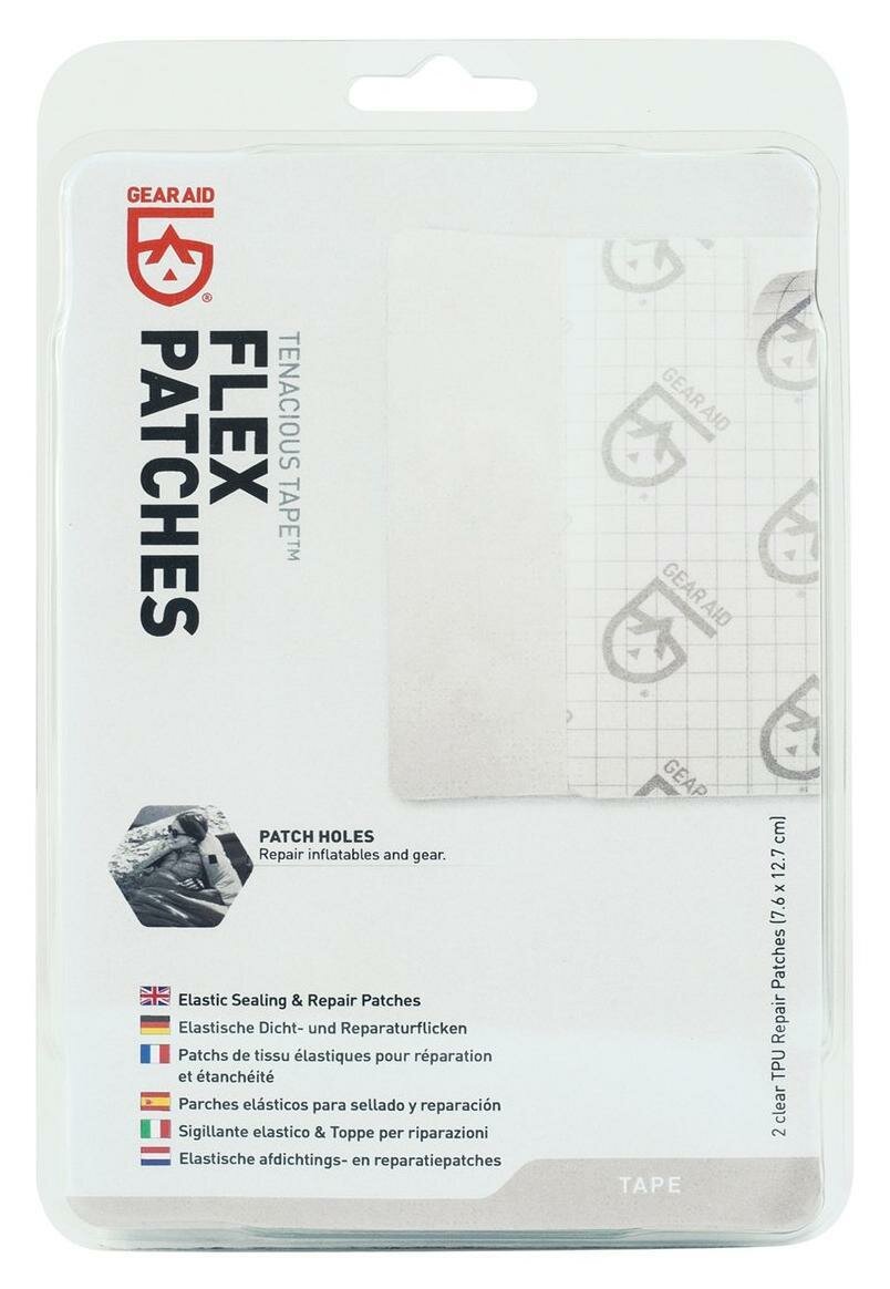 Заплатка Gear Aid Flex Patches 7,6х12,7см (2шт, прозрачные)