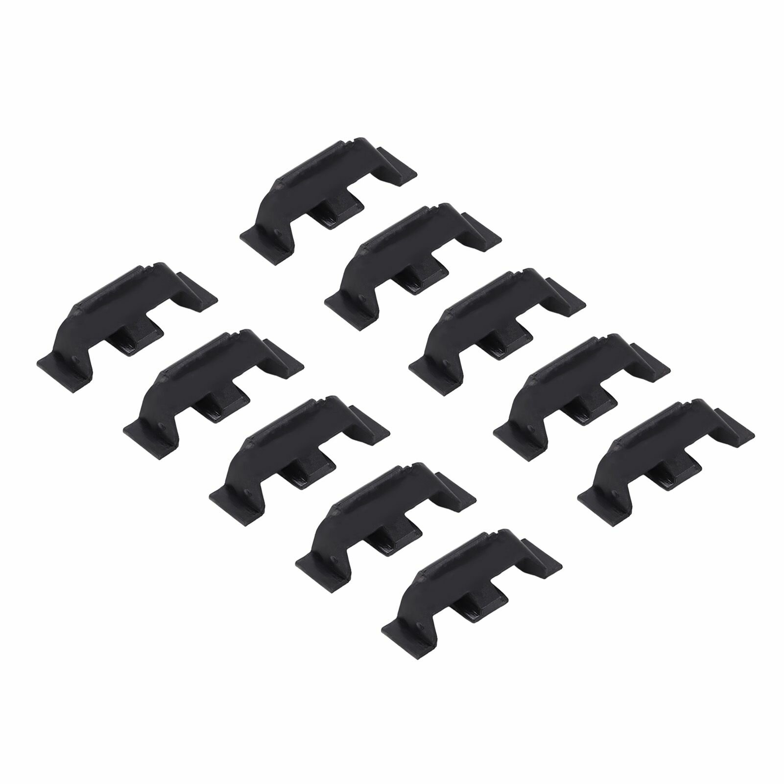 Комплект из 10 зажимов для колец отделки фар для моделей Mini Cooper R55-R60, 51132752145, зажимы для передней панели, пластиковые, легко заменяемые