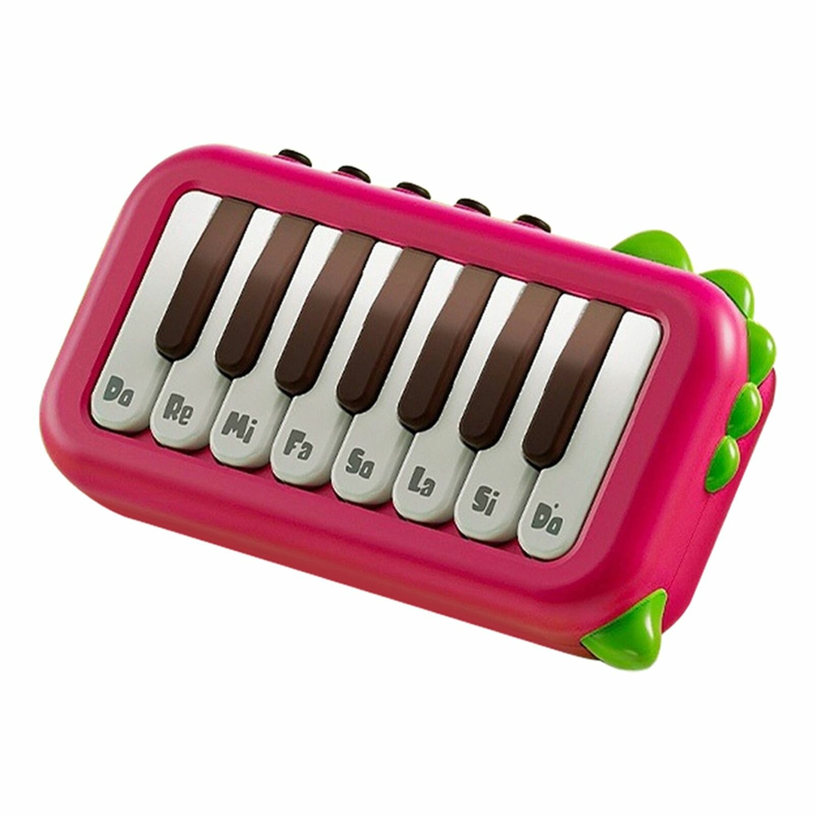 Мини-электронное пианино с 15 клавишами, портативный музыкальный инструмент, 3-тональное переключение, клавиши с подсветкой, идеально подходят для путешествий, дома, кемпинга и отдыха на природе.
