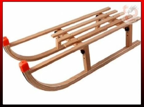 Эксклюзивные сани из дерева