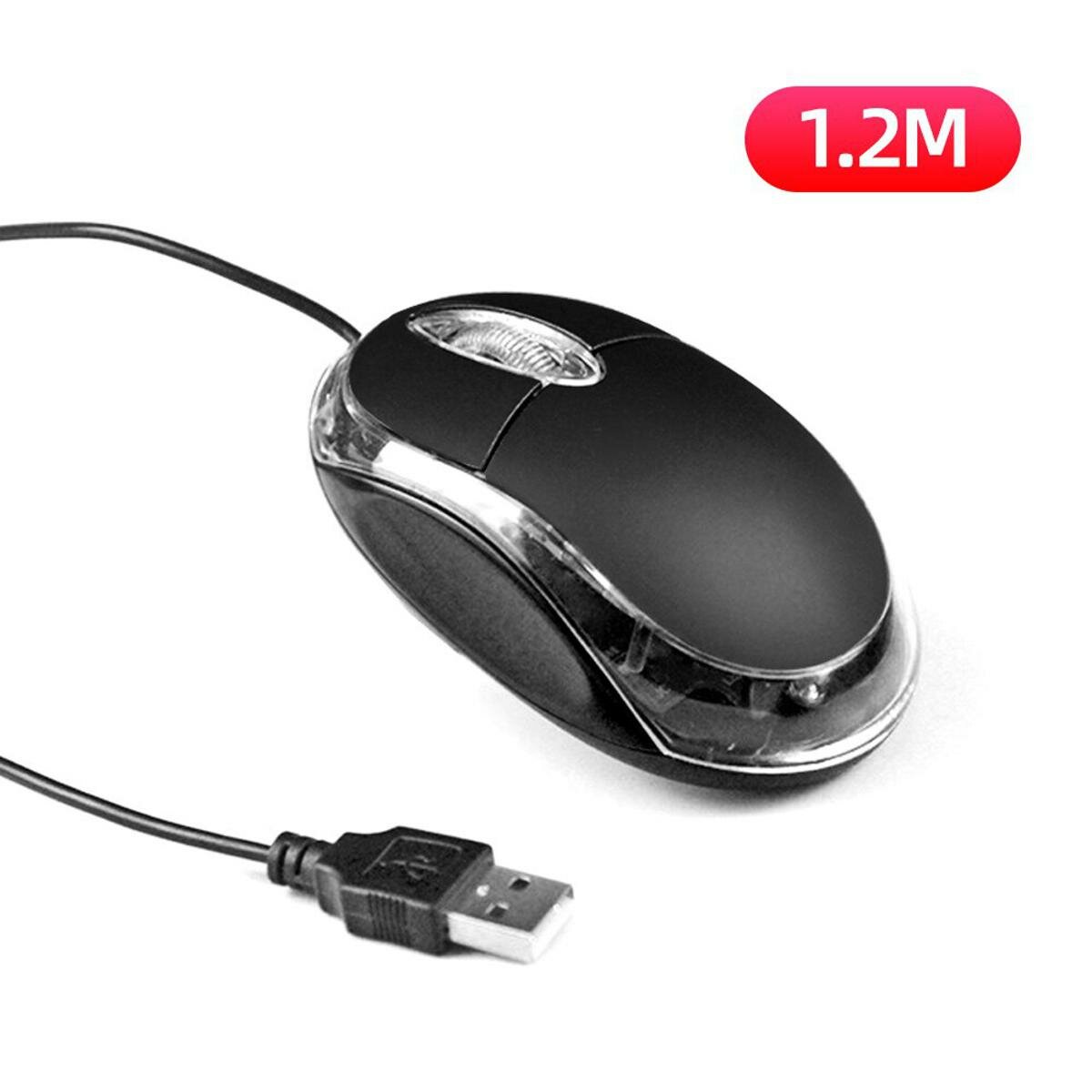 Мини USB проводная мышь для компьютеров ноутбуков портативная бизнес домашний офис игровая мышь USB 1000DPI оптическая с