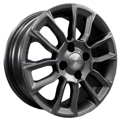 Литой колесный диск Khomen Wheels KHW1406 (Honda Civic) 5,5x14/4x100 ET45 D56,1 Gray