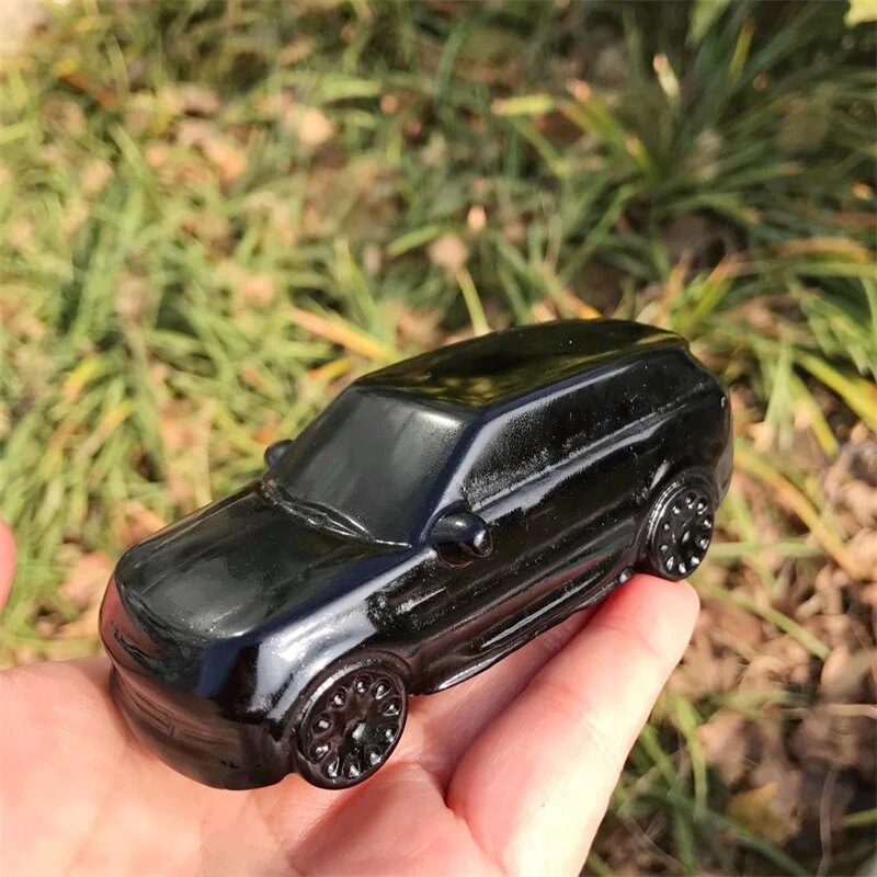 Черный обсидиан для резьбы 1 шт.