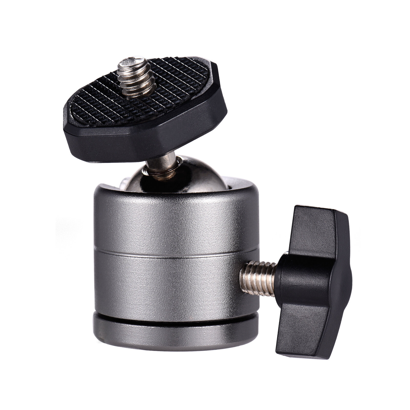 Мини шаровая головка 360 градусов вращаемая из алюминиевого сплава с винтом 1/4 дюйма для камеры видеокамеры штатив черный красный розовый золото серый