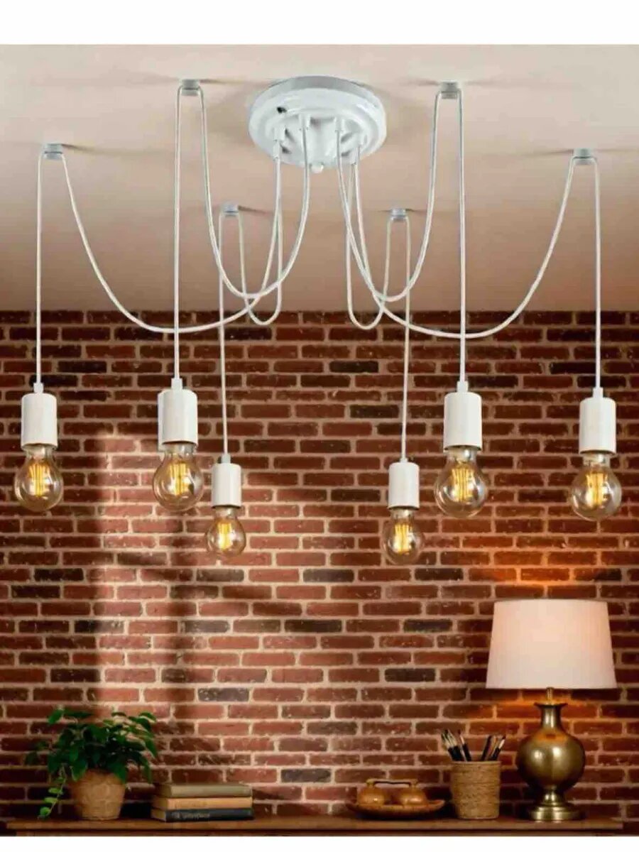 Светильник Loft, подвесной, для гостиной и спальни, стиль лофт