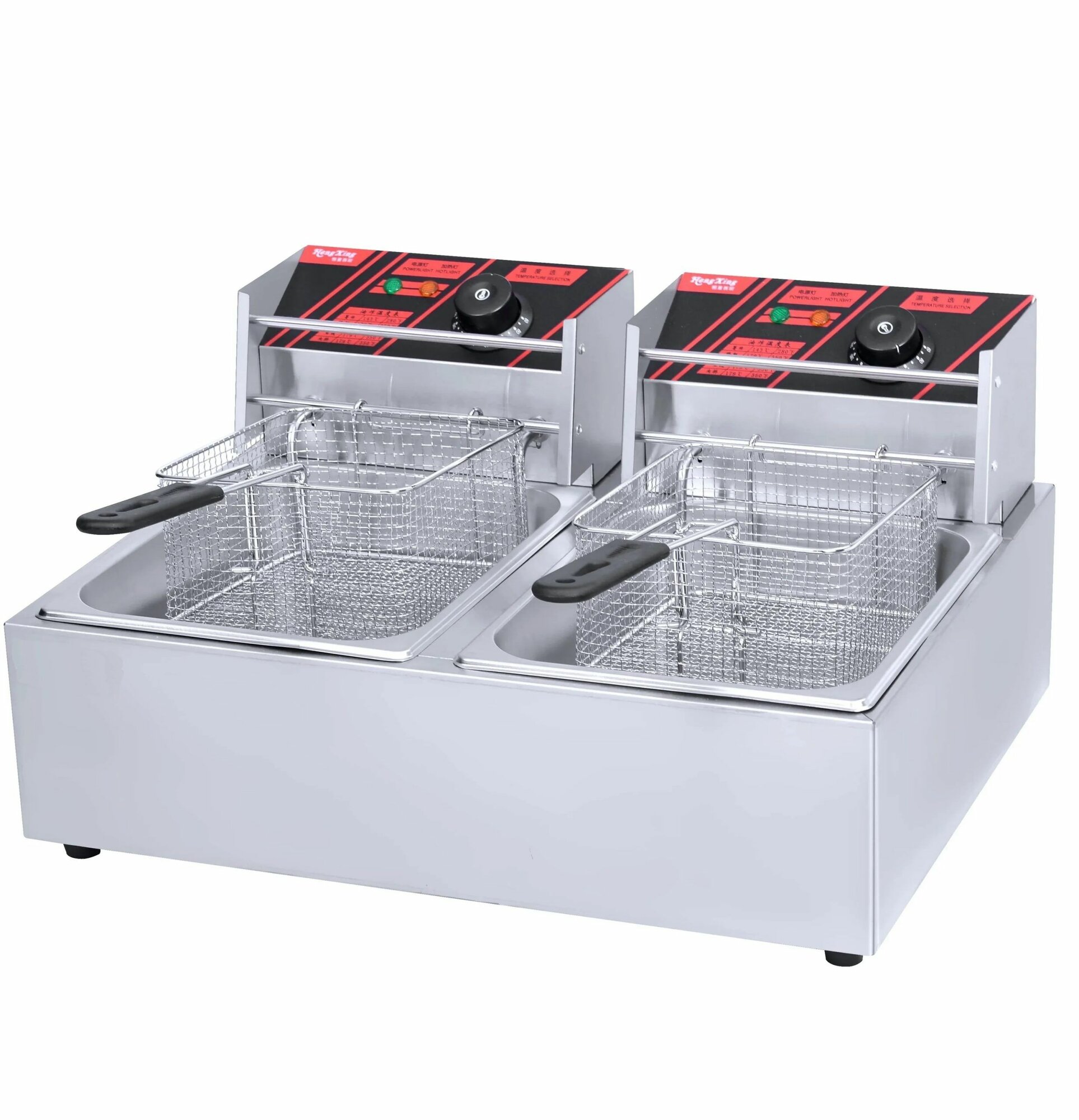 Фритюрница Rosso HEF-82 (2 ванны, 2 корзины)
