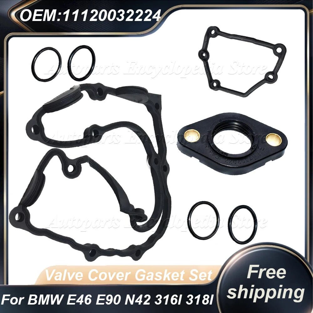 Для BMW E46 E90 N42 316I 318I 318Ci 316Ti 153729301 11120032224 Комплект прокладок клапанной крышки 11120028033