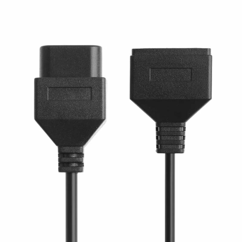 Провод для контроллера NES, черный, 1.8 метра