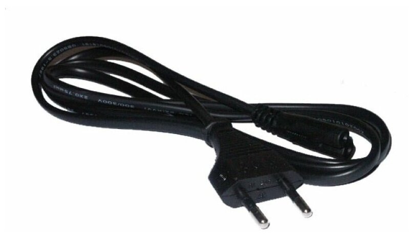 Сетевой шнур (кабель) для блока питания от ноутбука 2 pin (2 пин)