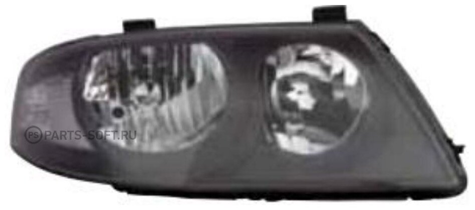 Фара Nissan Almera Classic 06-12 (Справа/ Галоген/ под электрокорректор/ Чёрная) DEPO 215-11B7R-LEMN2 | цена за 1 шт