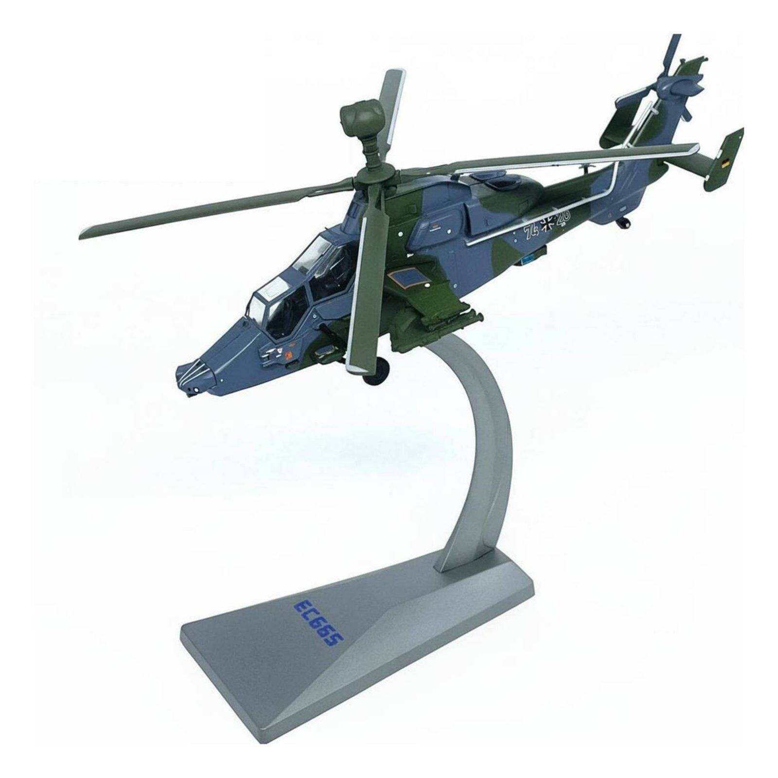 Модель вертолета EC665 с вооружением, коллекционная, масштаб 1:72, детальная, для любителей авиации, для украшения офиса. Фюзеляж № 7426.