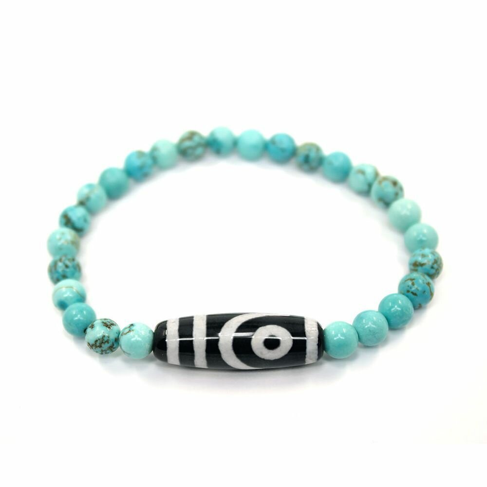 Браслет-нить, бирюза