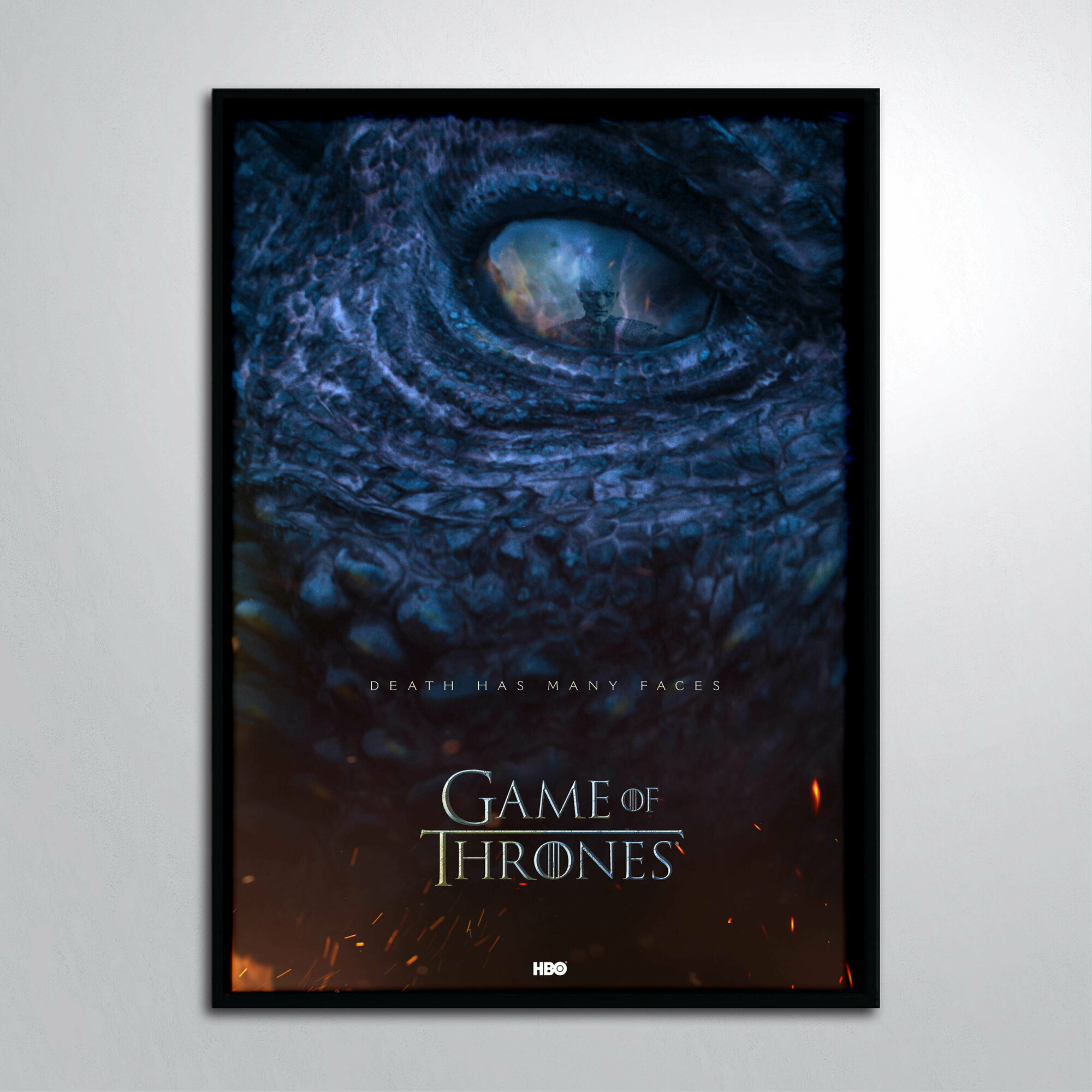 Постер без рамы/Игра престолов Глаз Дракона Game of Thrones (А2/420х594)