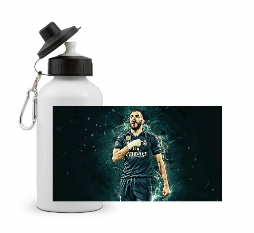 Спортивная бутылка Бензема Карим, Benzema Karim №7
