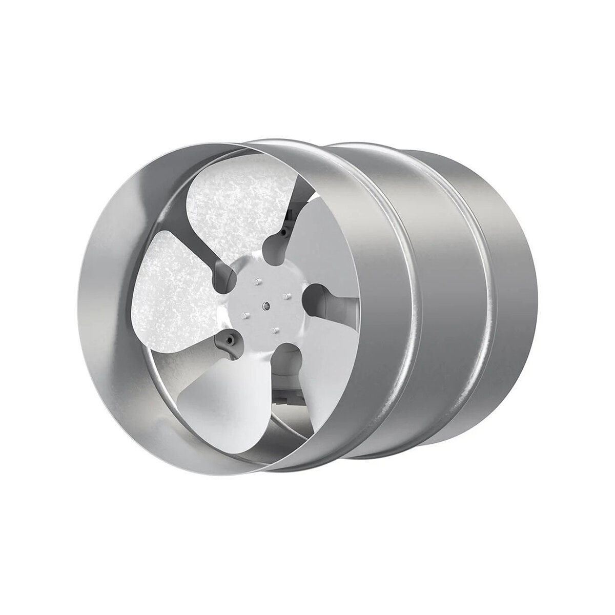 Вентилятор осевой приточно-вытяжной канальный Era PRO CV 160, d 163 мм, цвет: серебристый