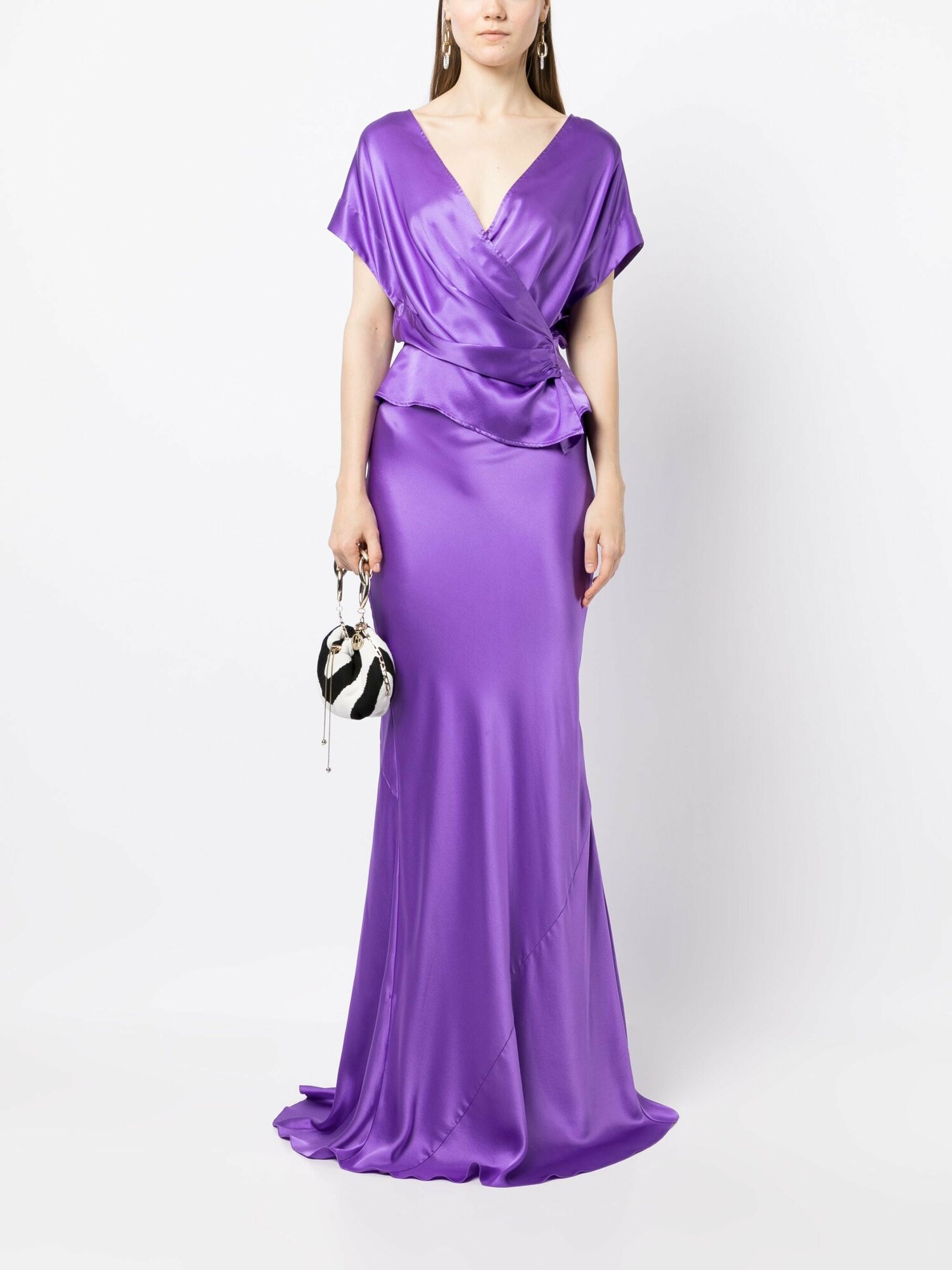 Юбка Michelle Mason, размер 8, purple — фото 1